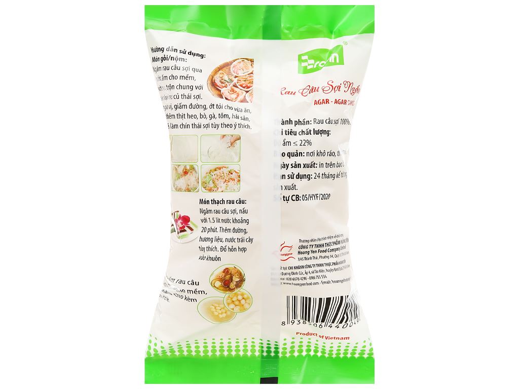 Rau câu sợi ngắn Rovin gói 20g giá tốt tại Bách hoá XANH