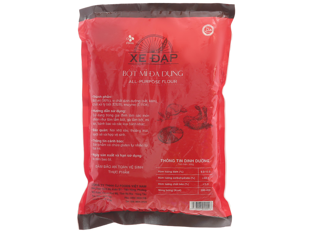 Mua Bột mì đa dụng CJ Foods gói 1kg tại Bách hoá XANH