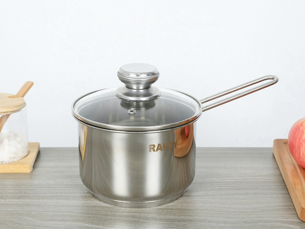 Quánh inox 3 đáy nắp kính Rainy giá rẻ tại Bách Hoá XANH