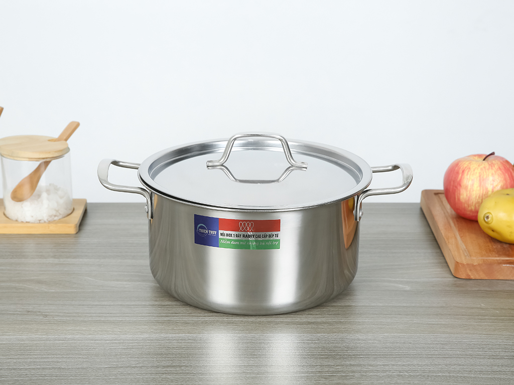 Nồi inox 1 đáy Rainy 22cm giá rẻ tại Bách Hoá XANH