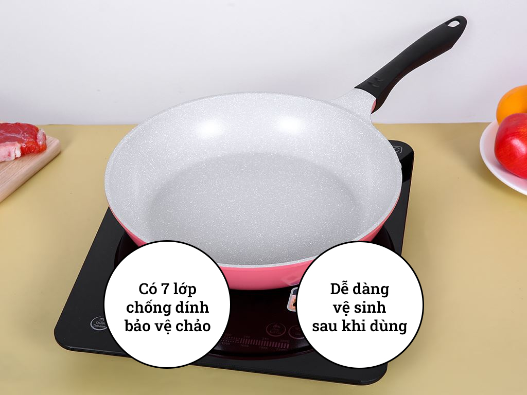 Chảo đúc ceramic Green Cook 30cm giá tốt tại Bách hoá XANH