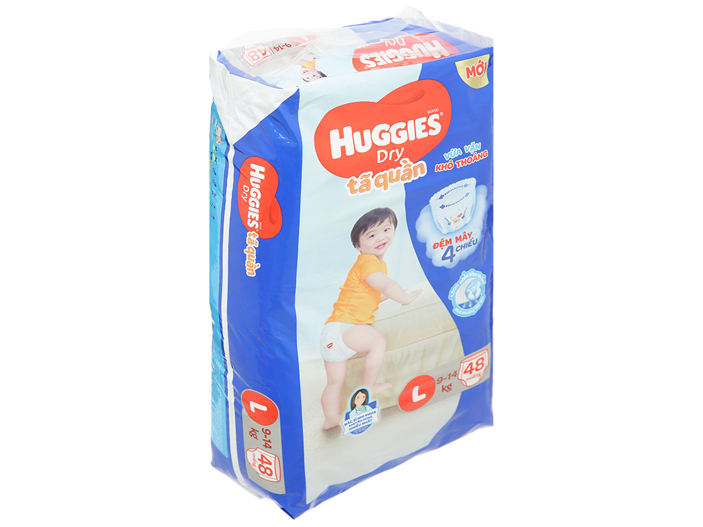 Tã quần Huggies size L 48 miếng giá tốt tại Bách hoá XANH