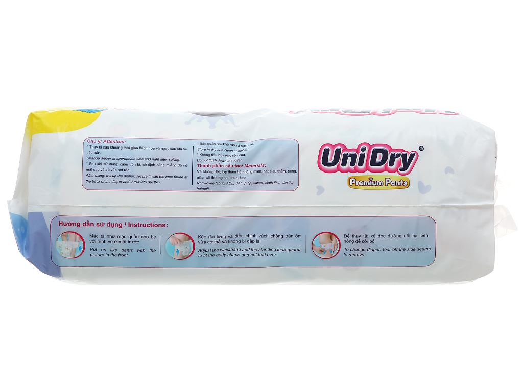 Tã quần cho bé Unidry M 60 miếng giá tốt tại Bách hoá XANH