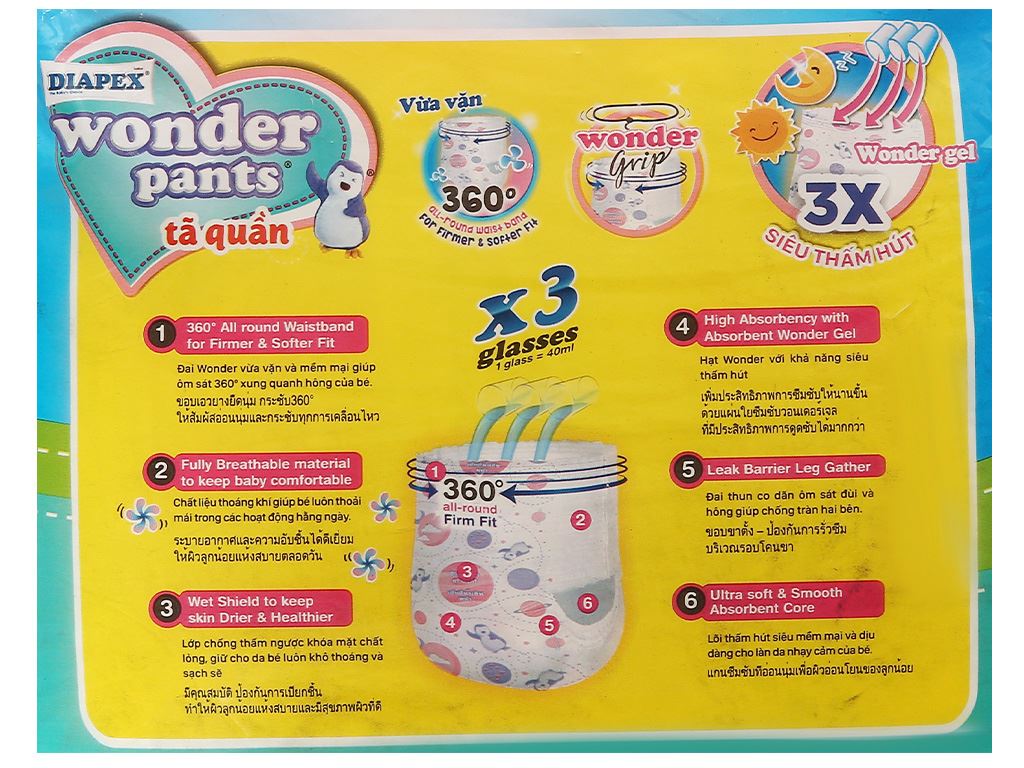 Tã quần Wonder Pants size XL 18 miếng tại Bách hoá XANH