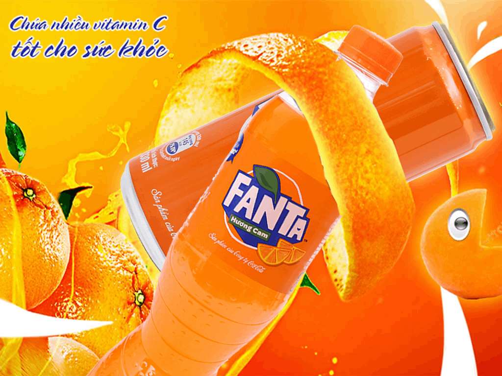 Nước ngọt Fanta vị cam chai 600ml giá tốt tại Bách hoá XANH