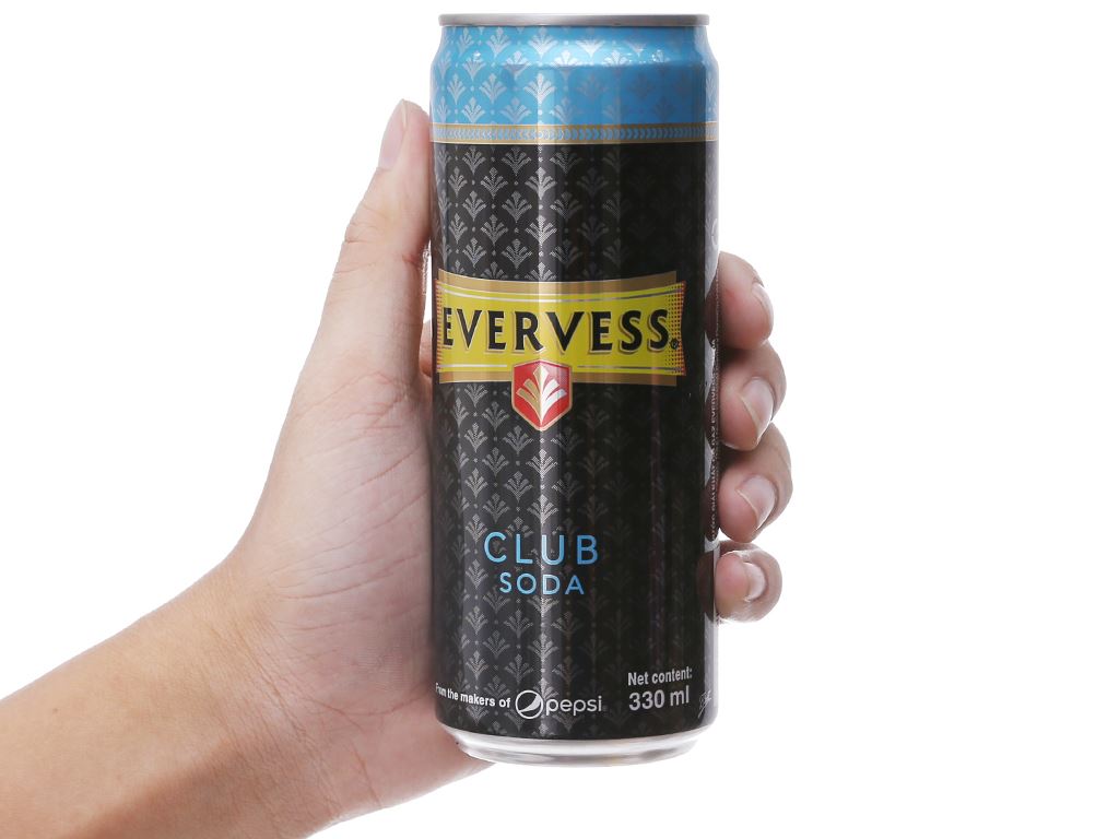 Nước soda Evervess Club lon 330ml giá tốt tại Bách hoá XANH