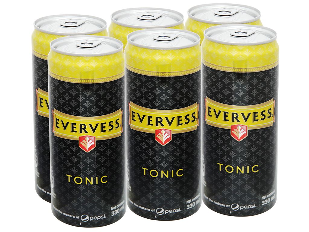 6 lon nước Tonic Evervess 330ml giá tốt tại Bách hoá XANH
