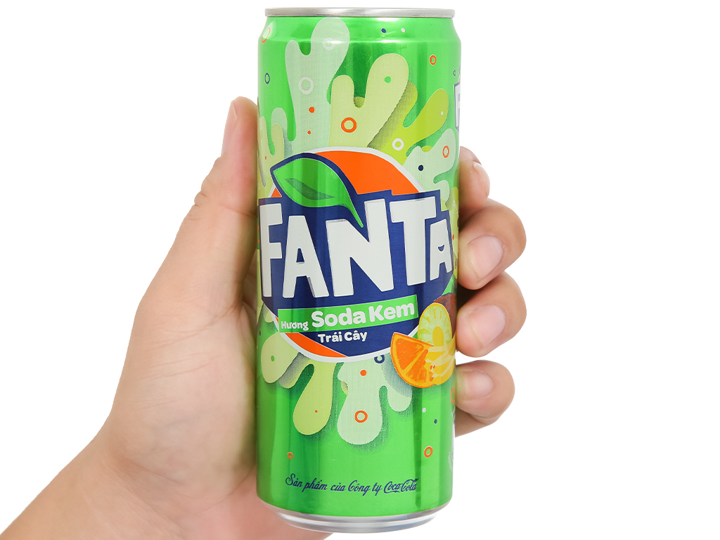 Thùng 24 lon Fanta soda kem 320ml giá tốt tại Bách hoá XANH