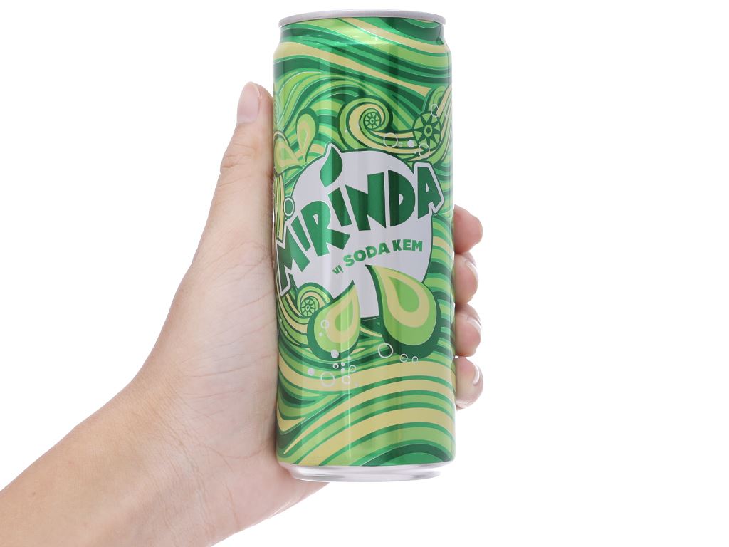 Nước ngọt Mirinda vị Soda kem lon 330ml
