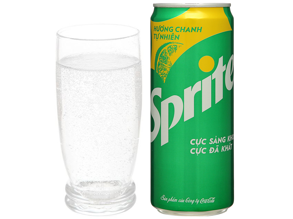 24 lon nước ngọt Sprite 320ml giá tốt tại Bách hoá XANH