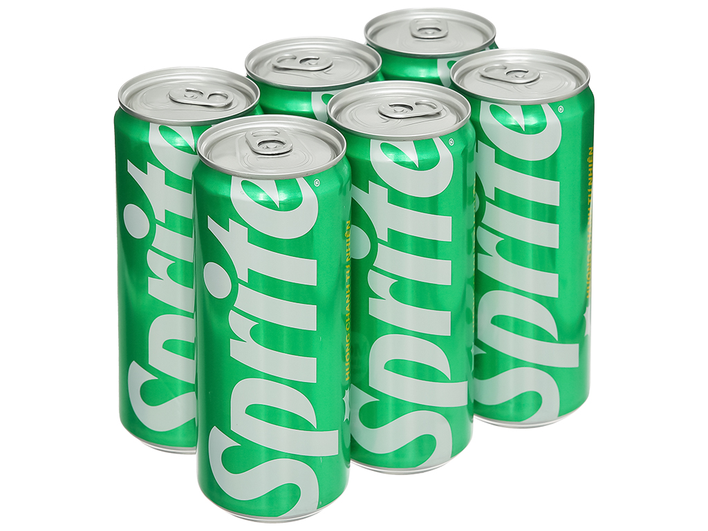 6 lon Nước ngọt Sprite 320ml giá tốt tại Bách hoá XANH