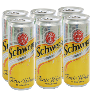 Nước Soda Schweppes Tonic lon 330ml