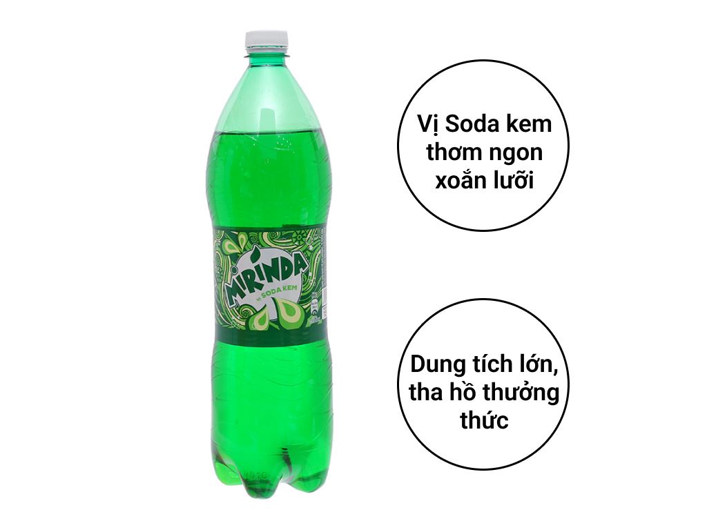 Nước Mirinda soda kem chai 1.5 lít giá tốt tại Bách hoá XANH