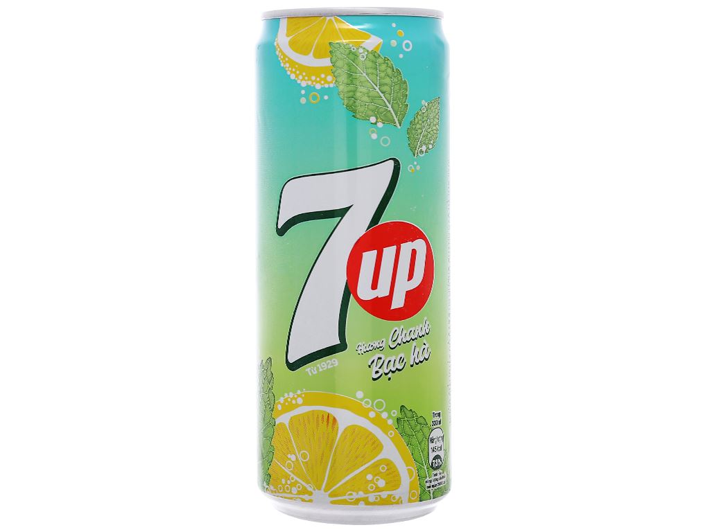 Thùng 28 lon 7 Up Mojito 330ml giá tốt tại Bách hoá XANH