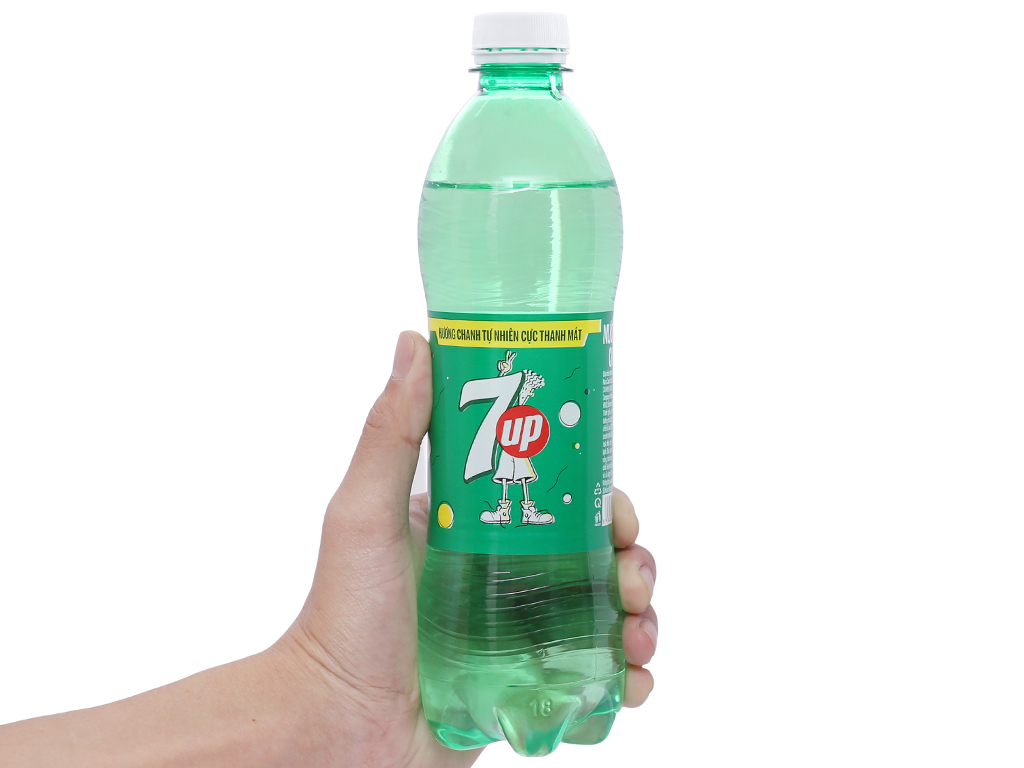 Thùng 24 chai nước ngọt 7 Up 500ml giá tốt tại Bách hoá XANH