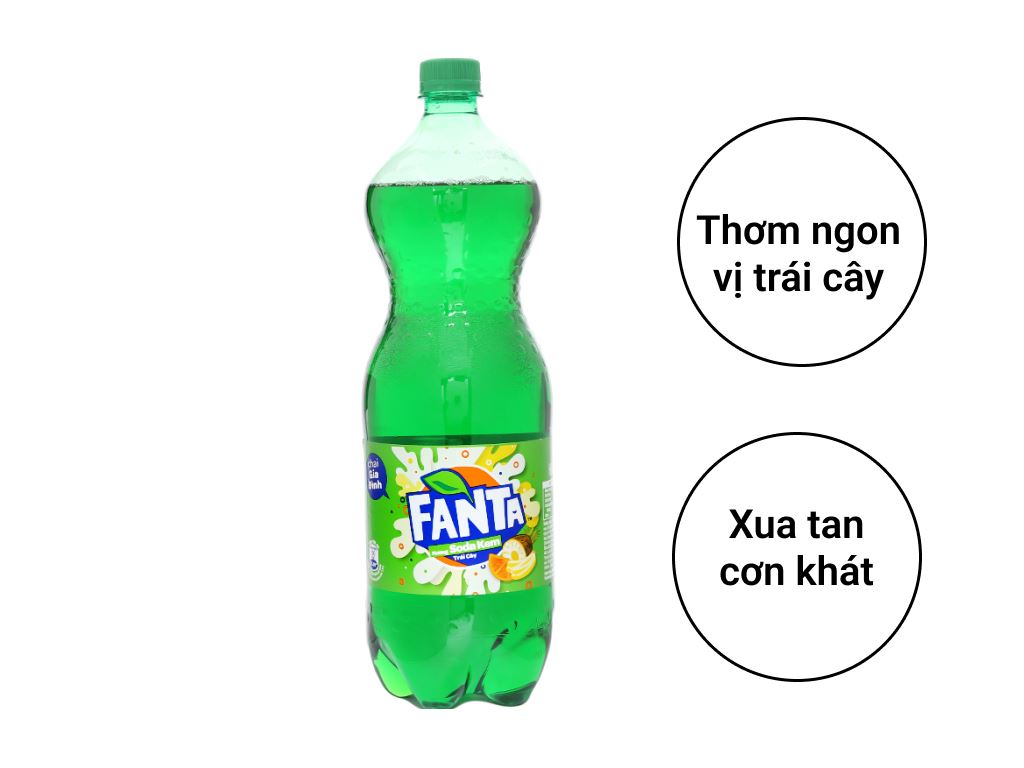 6 chai Fanta soda kem 1.5 lít giá tốt tại Bách hoá XANH