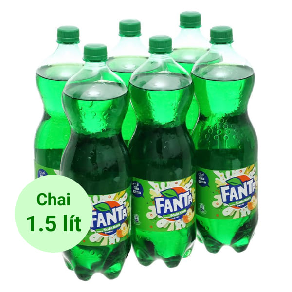 6 chai Fanta soda kem 1.5 lít giá tốt tại Bách hoá XANH