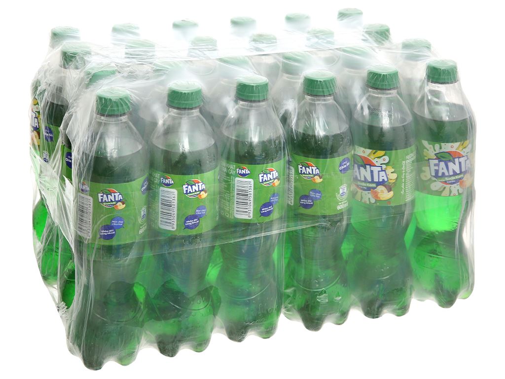 Thùng 24 chai Fanta soda kem 600ml giá tốt tại Bách hoá XANH