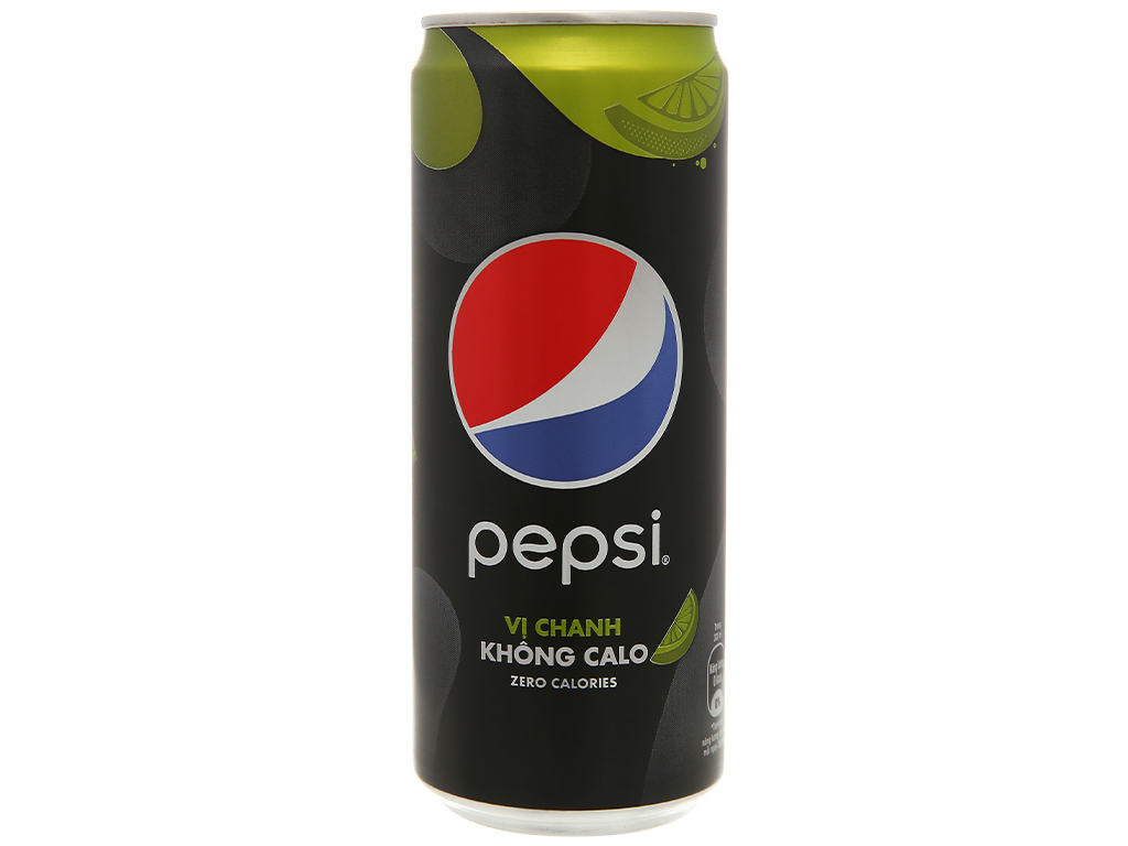 6 lon Pepsi không calo chanh 320ml giá tốt tại Bách hoá XANH