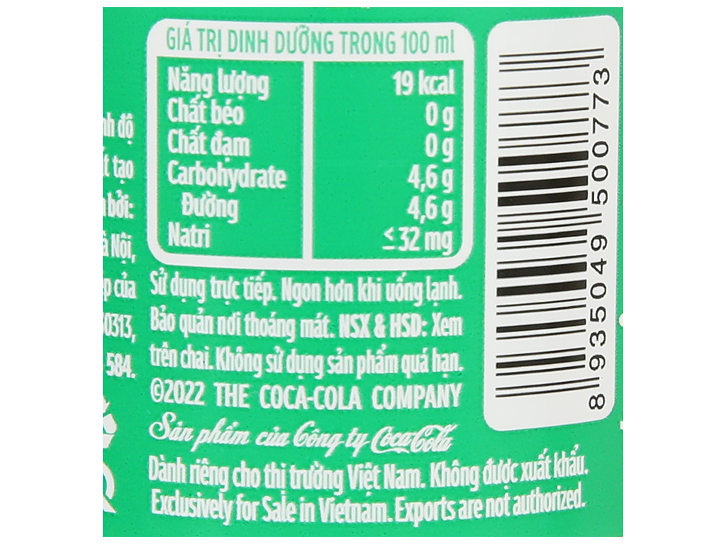 6 chai nước ngọt Sprite chanh 300ml giá tốt | Bách hoá XANH
