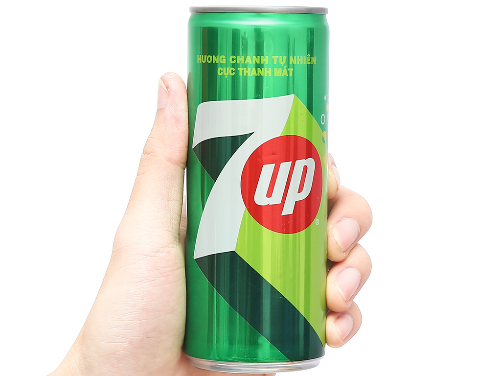 Thùng 24 lon nước ngọt 7 Up vị chanh 235ml tại Bách hoá XANH