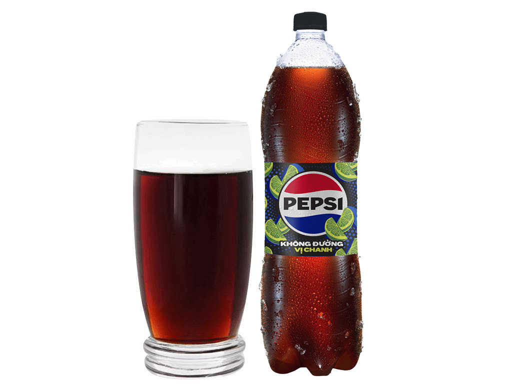 12 chai Pepsi không calo vị chanh 1.5 lít tại Bách hoá XANH