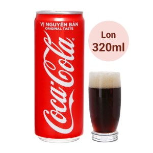 6 lon nước ngọt Coca Cola 320ml giá tốt tại Bách hoá XANH