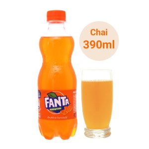 Nước ngọt Fanta vị cam chai 390ml giá tốt tại Bách hoá XANH