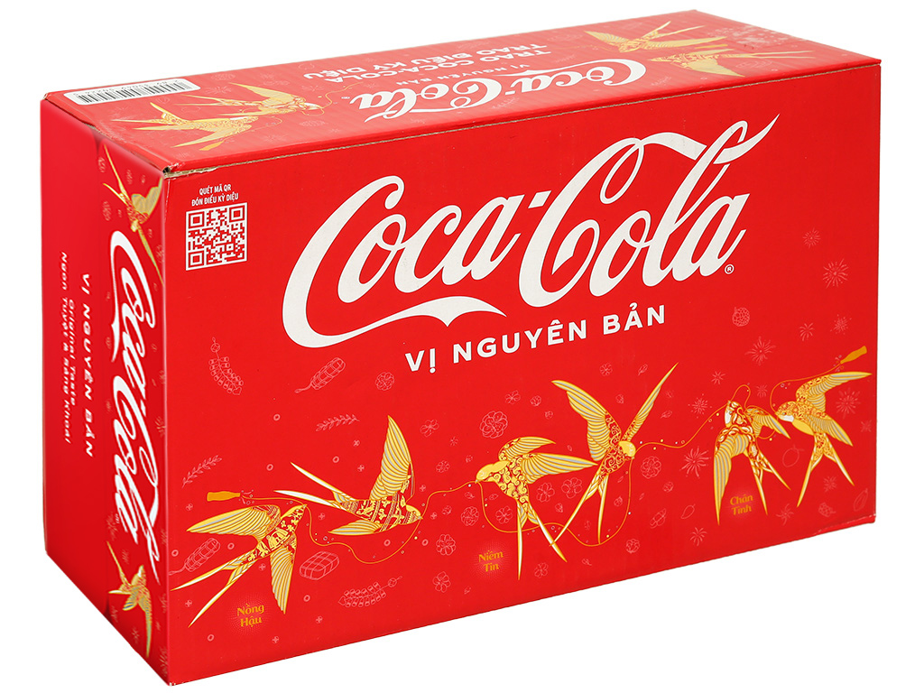 Thùng 24 Lon Nước Ngọt Coca Cola 320ml - Bách Hóa XANH