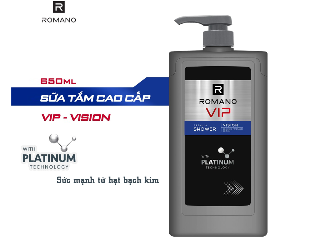 Sữa tắm Romano VIP VISION 650g giá tốt tại Bách hoá XANH