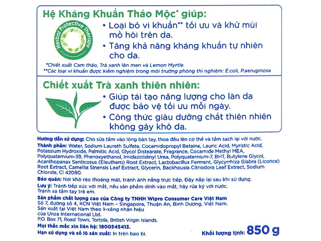 Sữa tắm sạch khuẩn Protection 850g giá tốt tại Bách hoá XANH