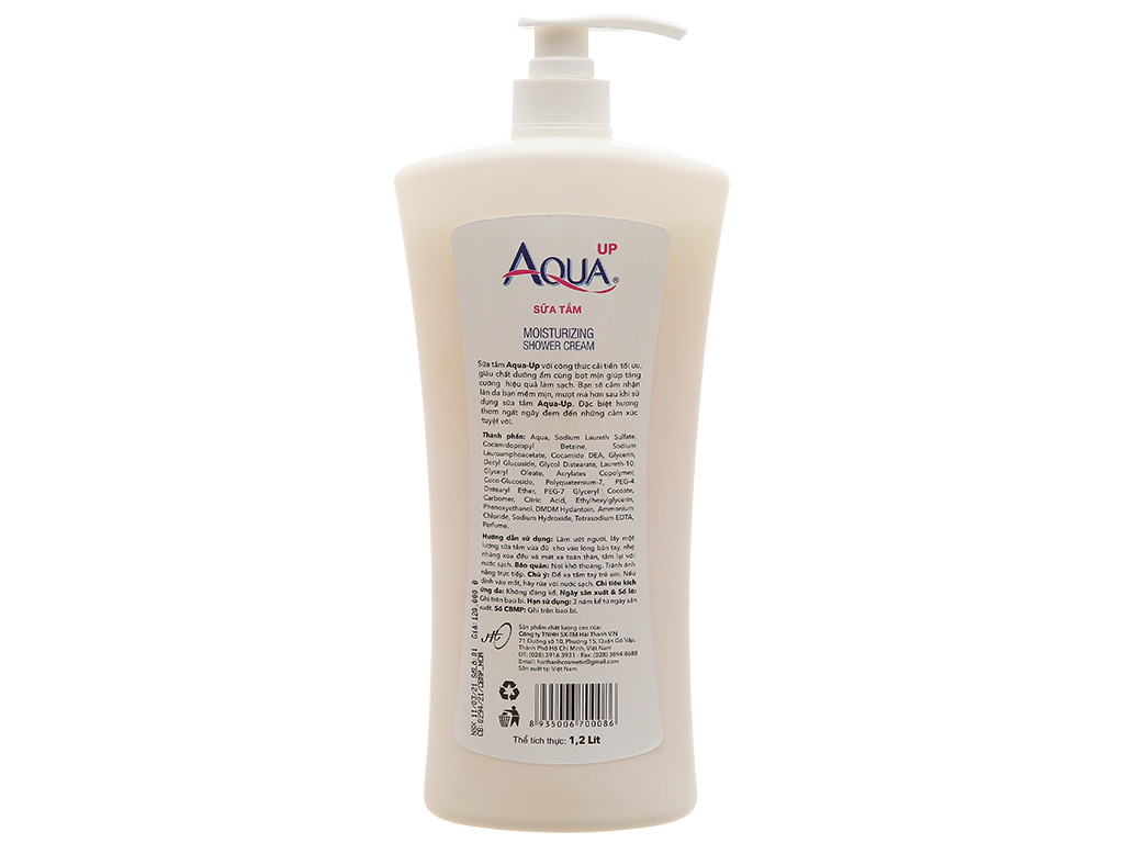 Sữa tắm Aqua up giàu chất dưỡng ẩm 1.2 lít ở Bách hóa XANH