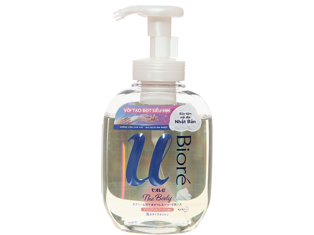 Bọt tắm Bioré U The Body hương hoa 540ml tại Bách hóa XANH