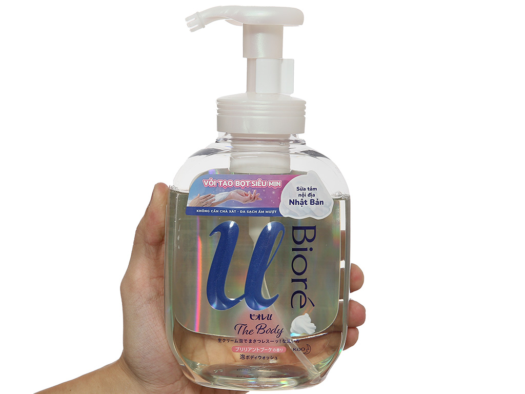 Bọt tắm Bioré U The Body hương hoa 540ml tại Bách hóa XANH