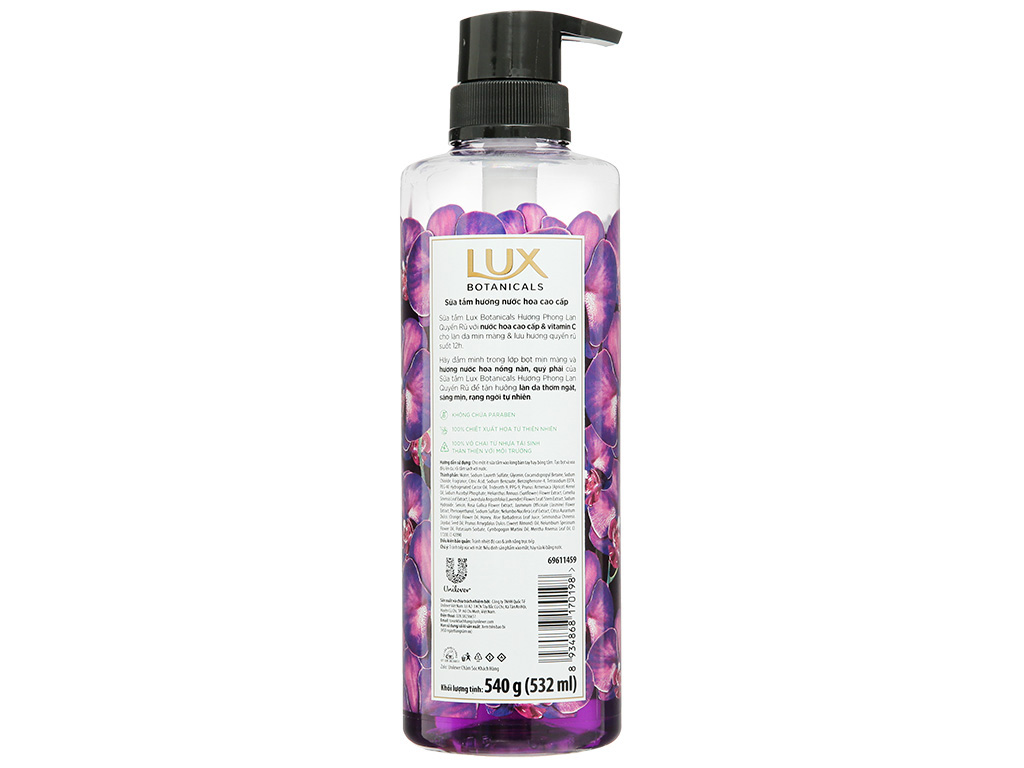 Hộp quà sữa tắm Lux phong lan 532ml tại Bách hóa XANH