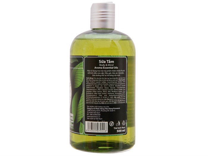 Sữa tắm dưỡng ẩm Purité chai 500ml giá tốt tại Bách hoá XANH