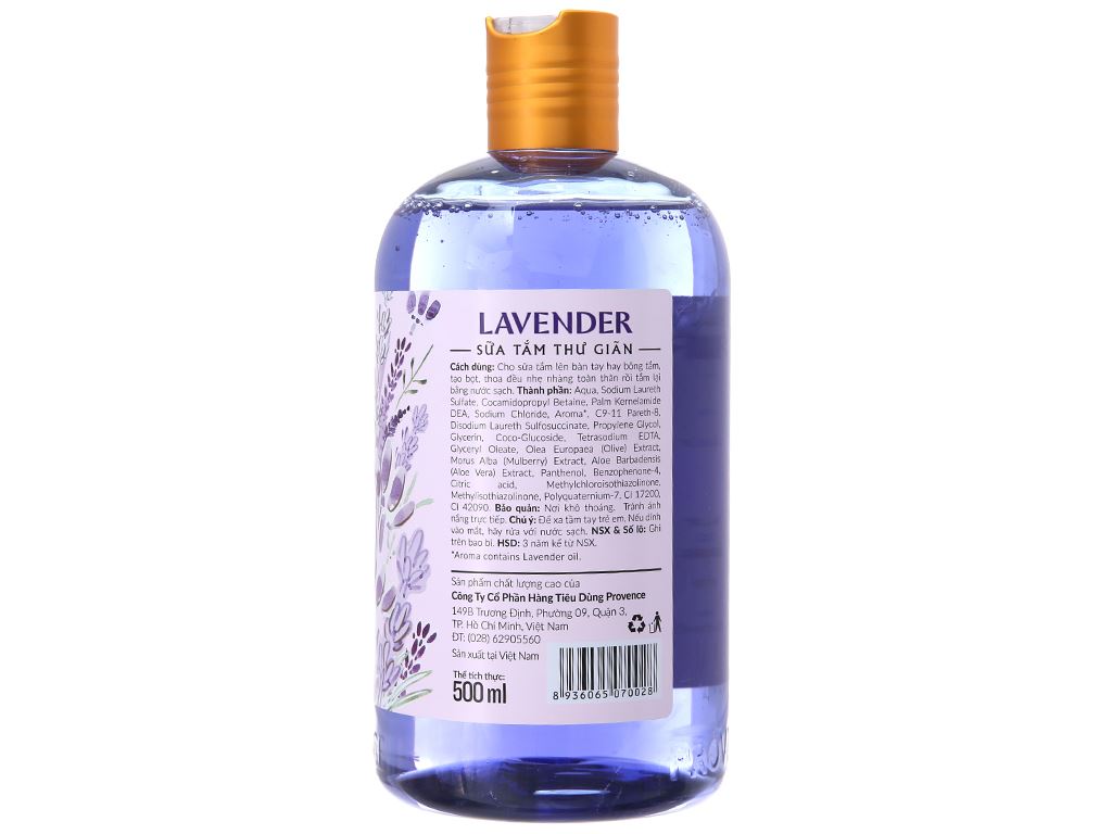 Sữa tắm thư giãn Purité chai 500ml giá tốt tại Bách hoá XANH