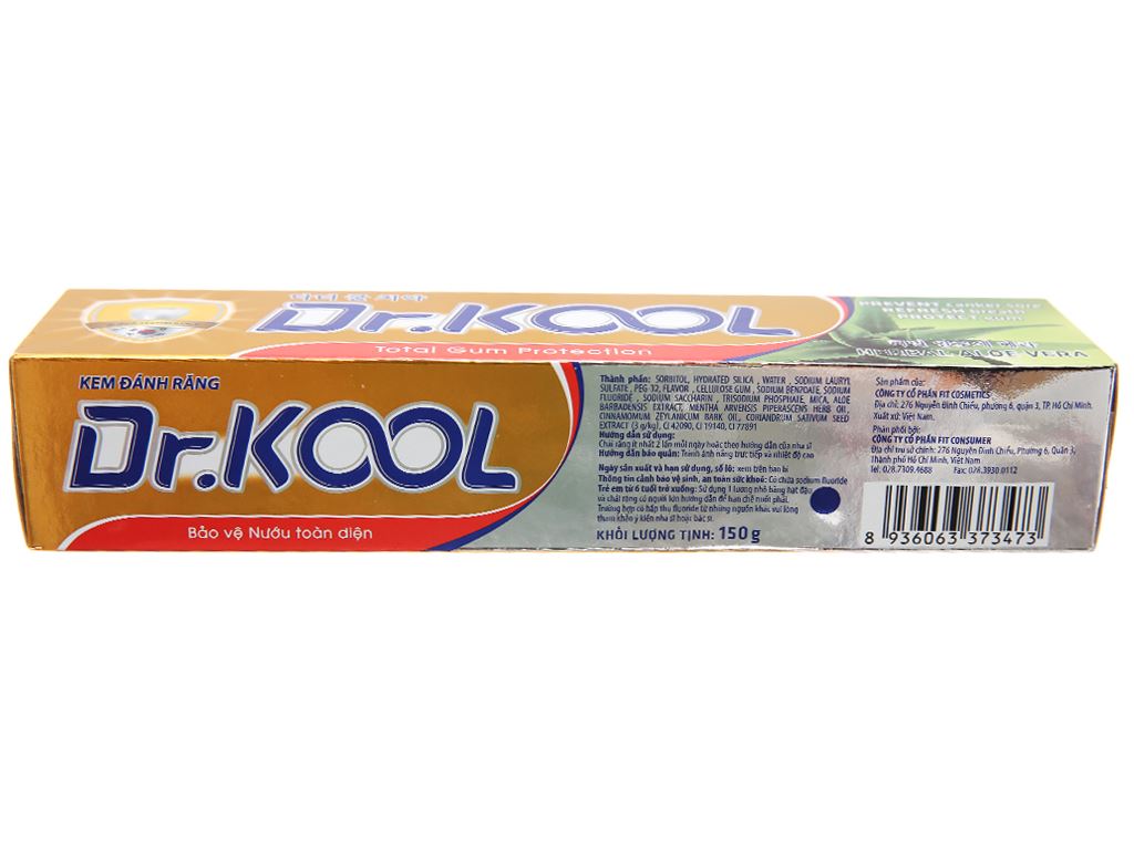 Đánh răng Dr.Kool bảo vệ nướu 150g giá tốt tại Bách hoá XANH
