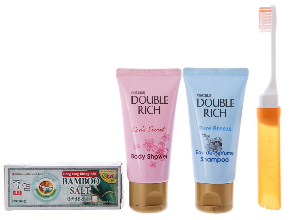 Bộ du lịch Double Rich 4 sản phẩm giá tốt tại Bách hoá XANH