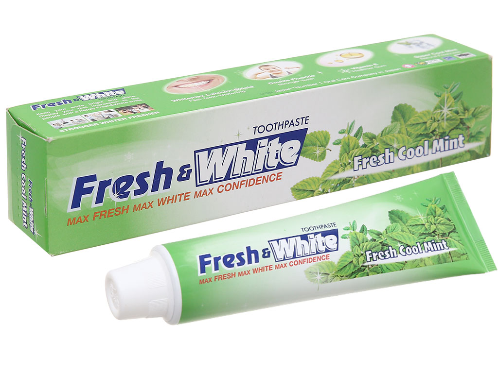 Đánh răng Fresh&White xanh lá 160g giá tốt tại Bách hoá XANH