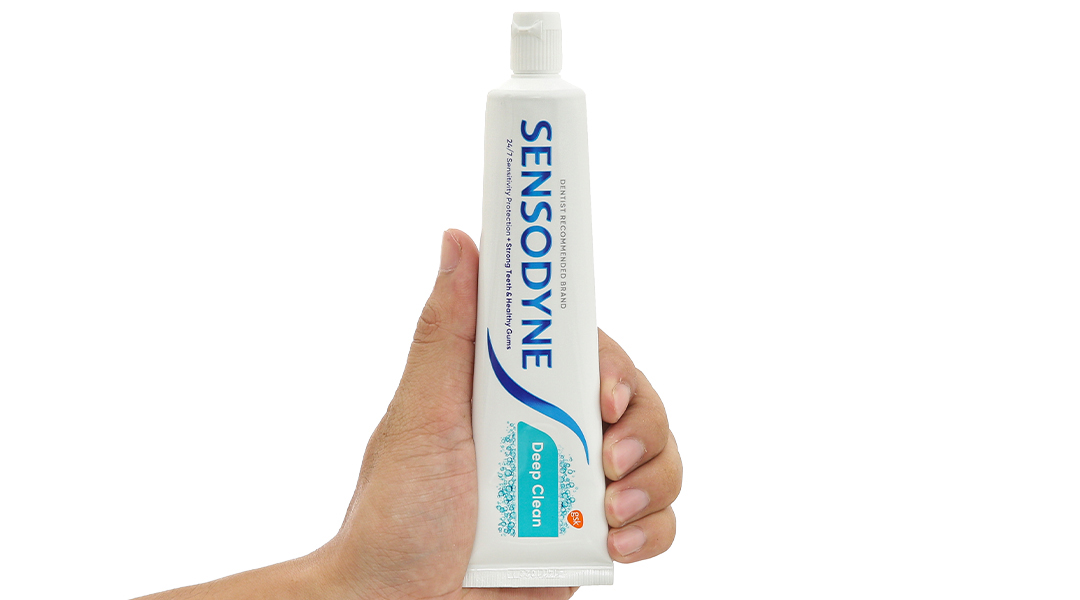 Kem đánh răng Sensodyne Deep Clean giảm ê buốt răng tuýp 100g - 08/2024 ...