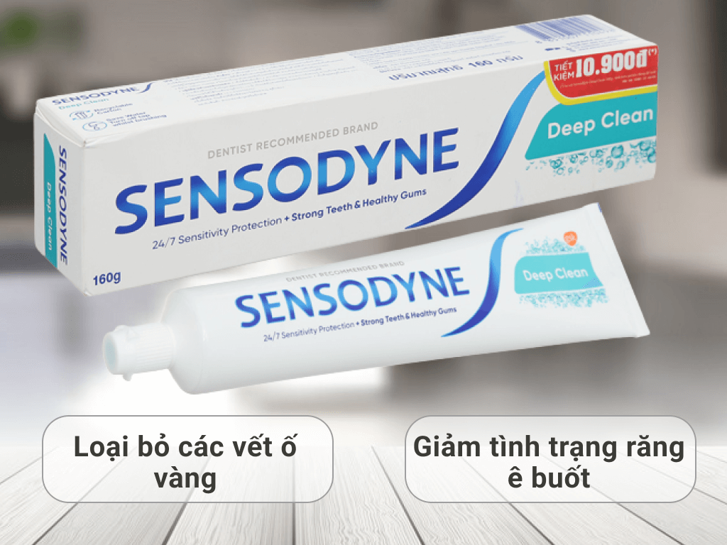Kem đánh răng Sensodyne Deep Clean Toothpaste 160g