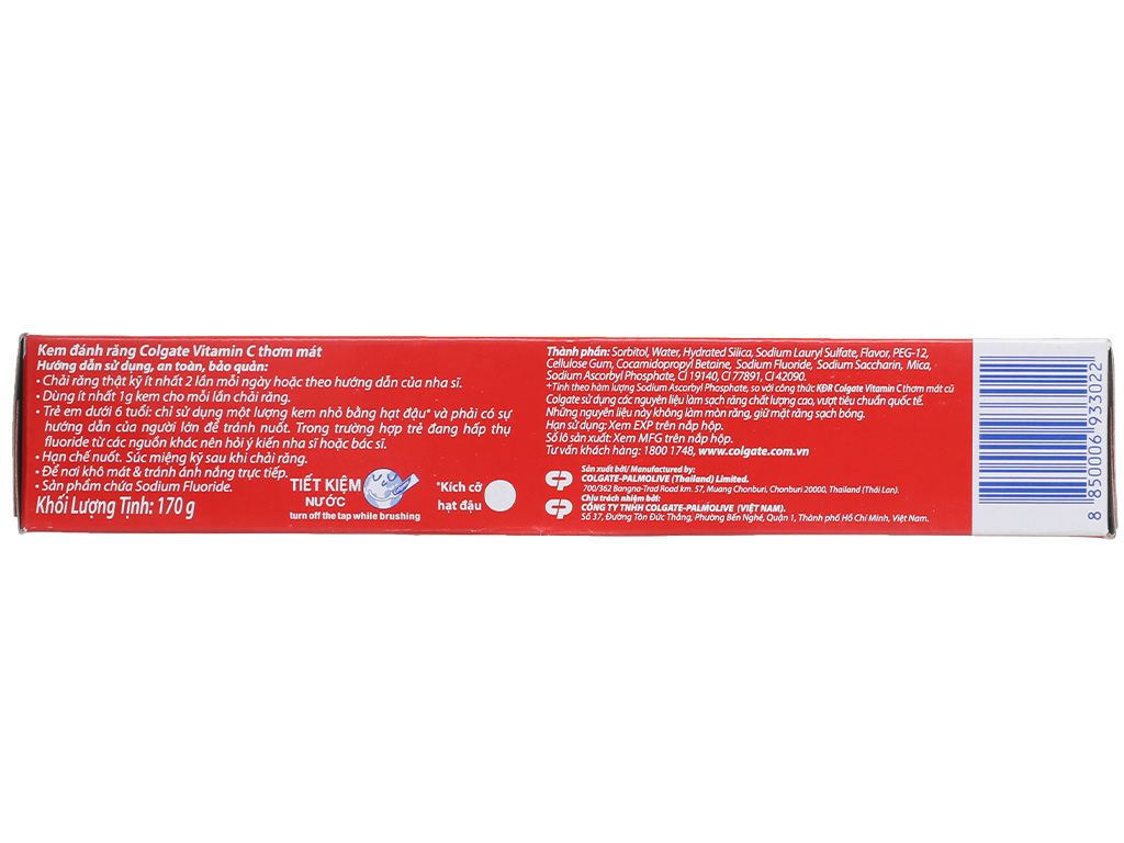 Kem đánh răng Colgate Vitamin C 170g tại Bách hóa XANH