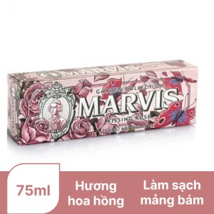 Kem đánh răng Marvis Kissing Rose 75ml [phiên bản limited]