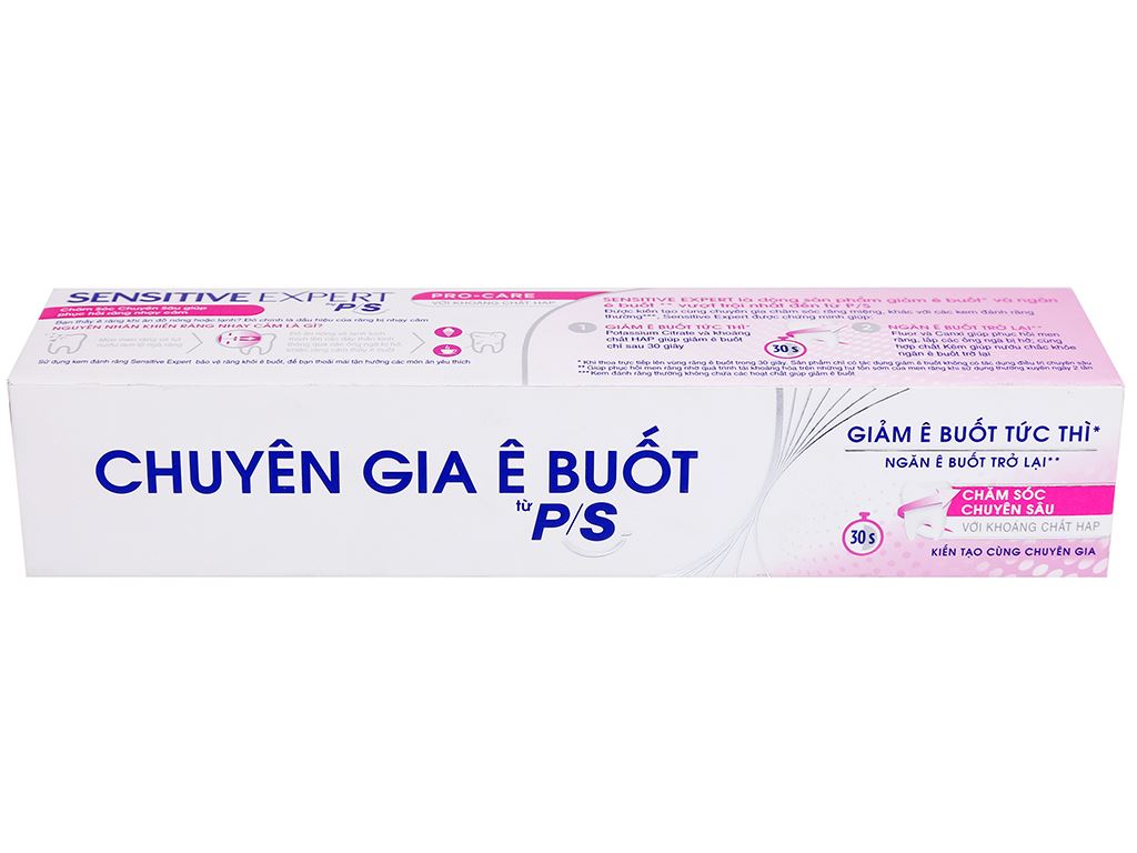 Đánh răng P/S giảm ê buốt 100g giá tốt tại Bách hoá XANH