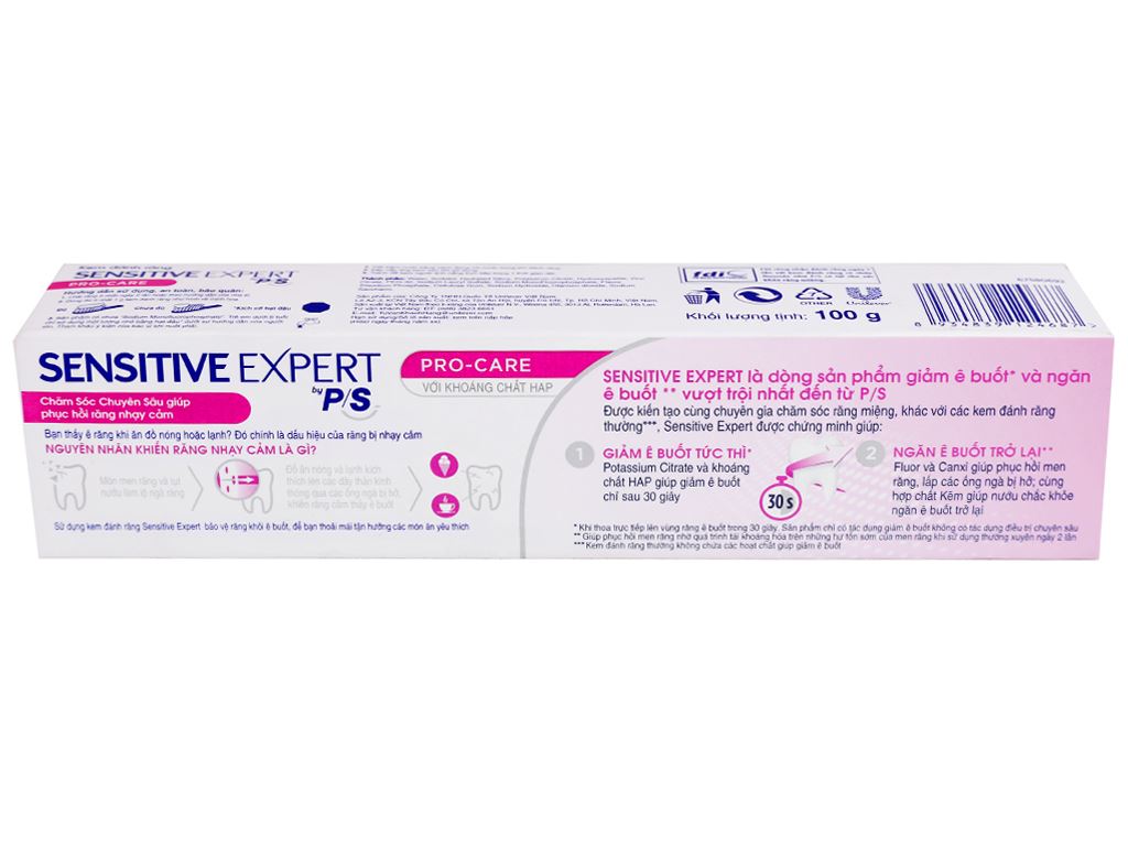 Đánh răng P/S giảm ê buốt 100g giá tốt tại Bách hoá XANH