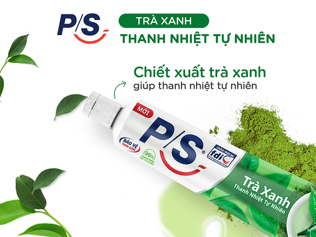 Kem đánh răng P/S trà xanh 230g tại Bách hóa XANH