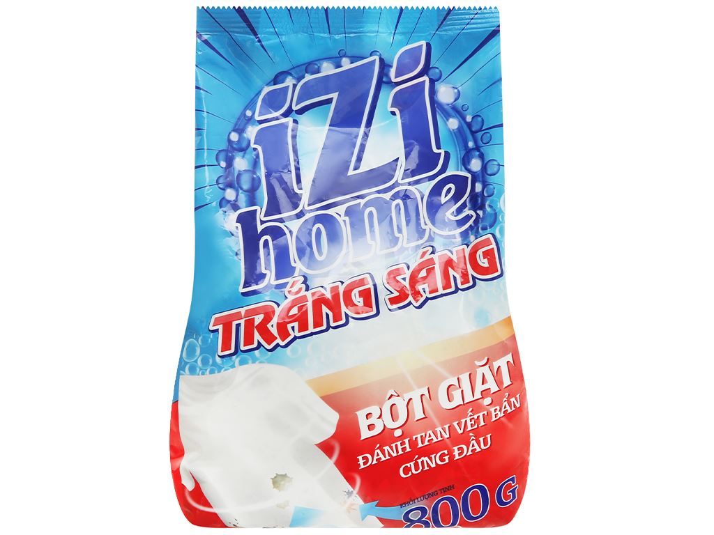 Bột giặt trắng sáng IZI HOME 800g giá tốt tại Bách hoá XANH