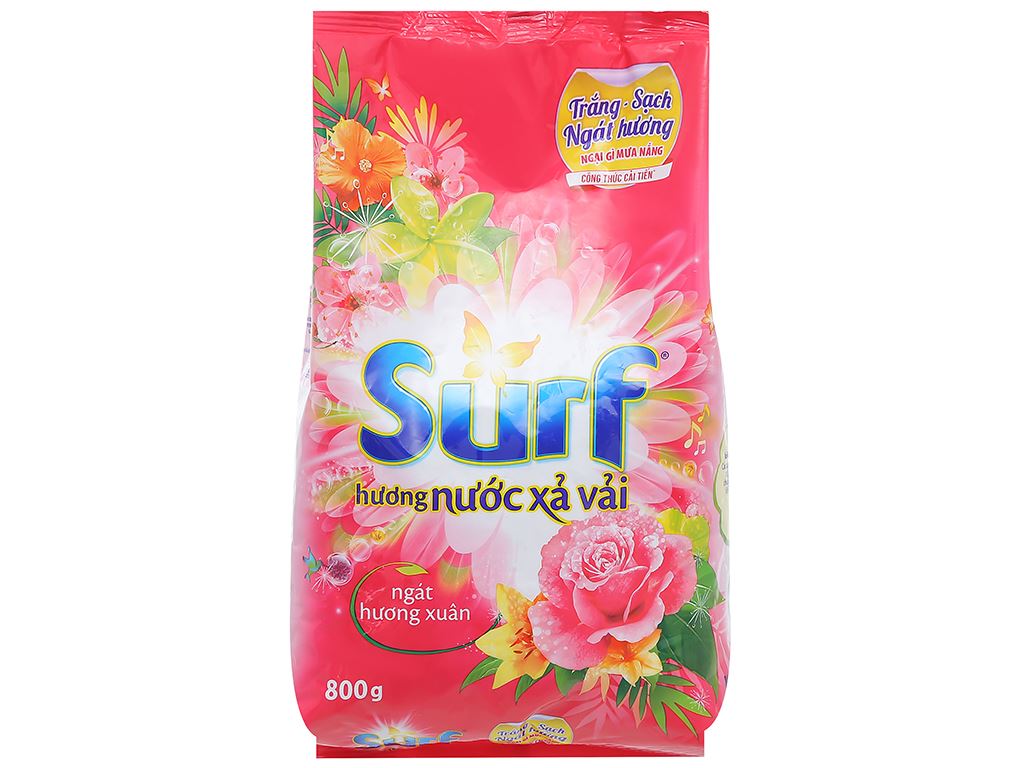 Bột giặt ngát hương xuân Surf 800g giá tốt tại Bách hoá XANH