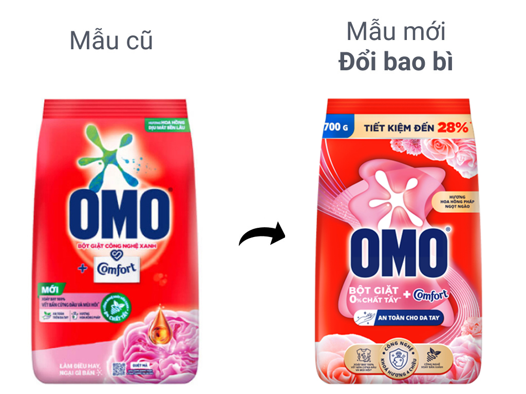 Bột giặt thơm ngất ngây OMO 700g giá tốt tại Bách hoá XANH